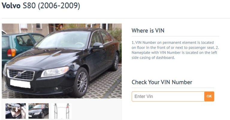 Where is VIN Volvo? - VIN-Location.com - Find VIN